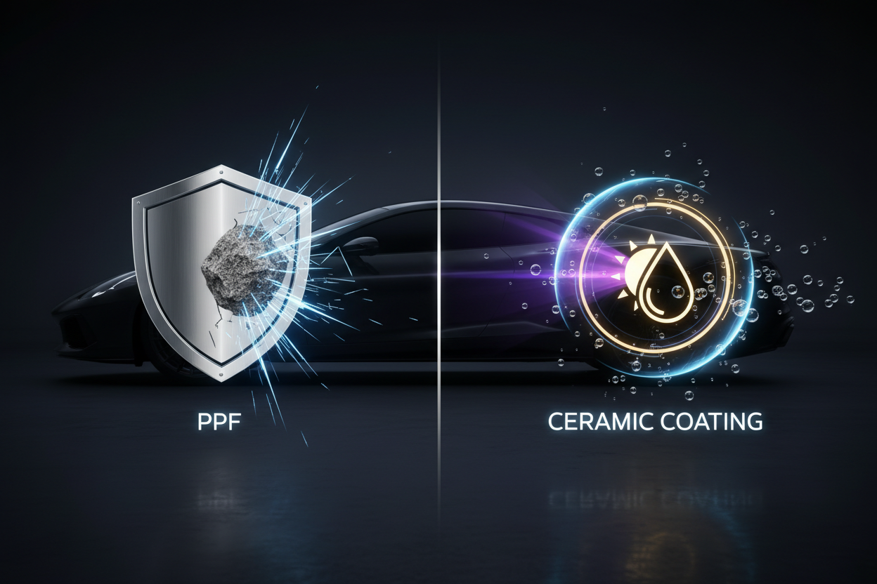 PPF vs. Ceramic Coating | Which Protection Do You Need in Houston?
