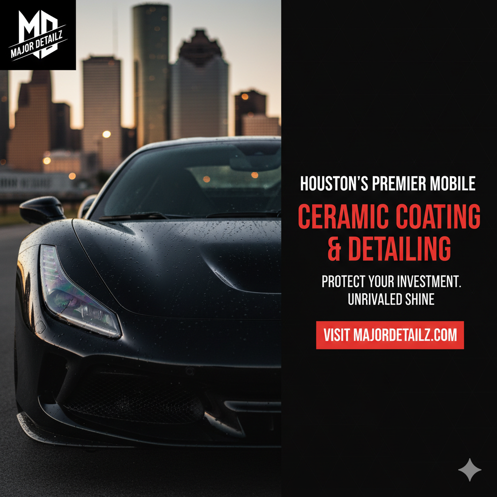 Luxury Car Detailing & Ceramic Coating in Houston | Major Detailz